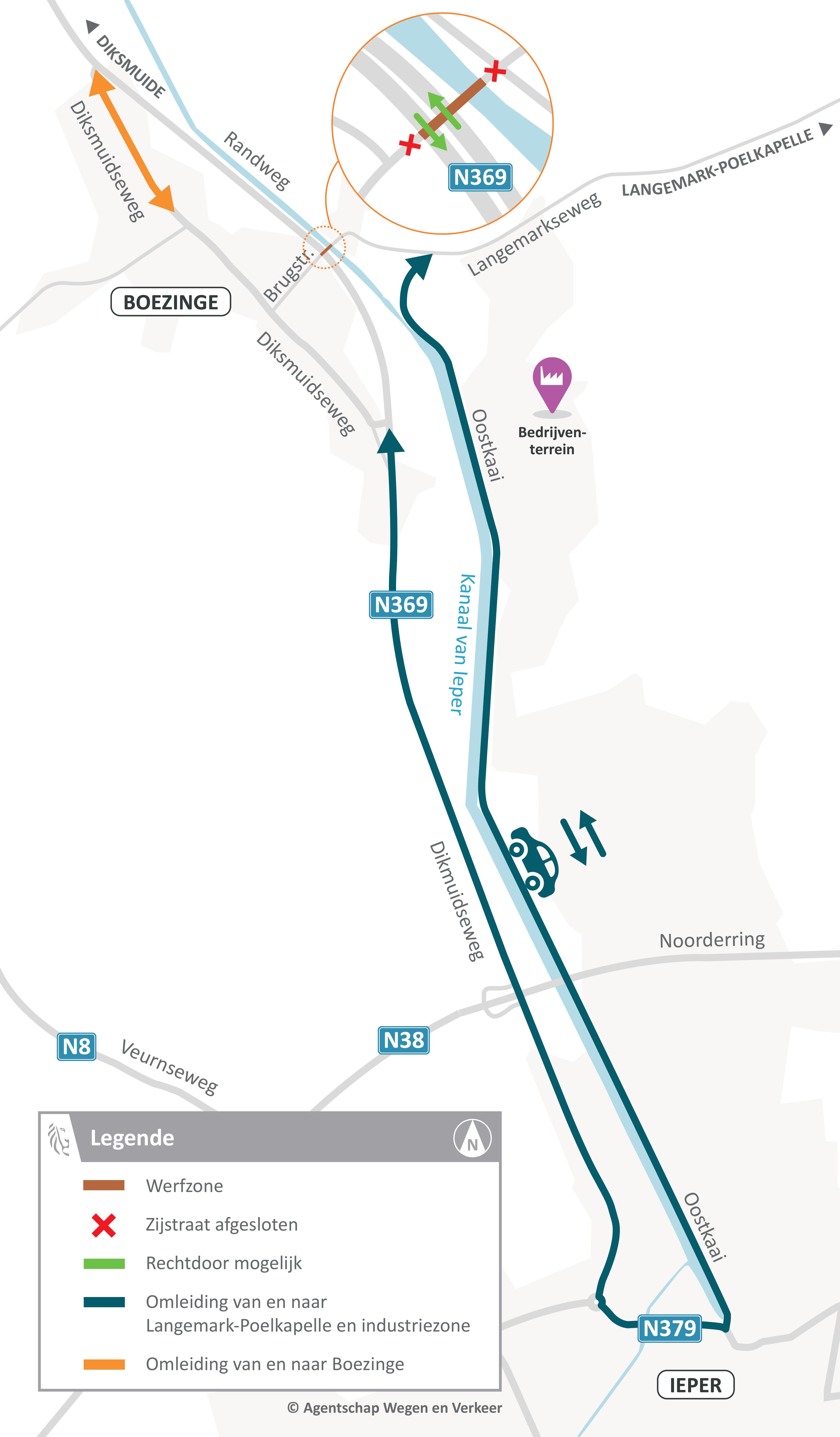 Aanpassing kruispunt Randweg met Brugstraat | Wegen en verkeer